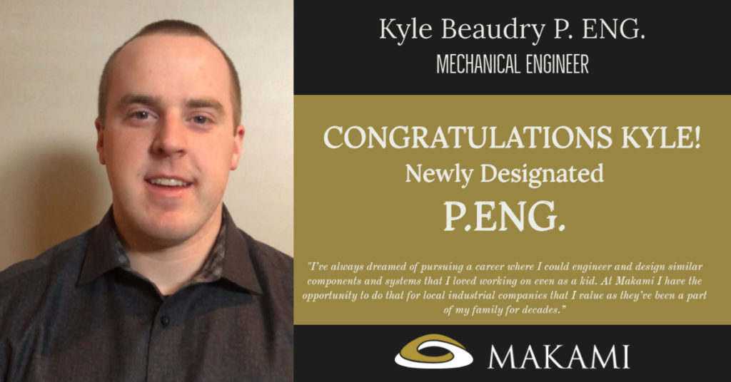 Amazing Awe-Inspiring Announcement!! Kyle Beaudry's Mechanical P.Eng ...